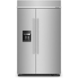 KitchenAid 48 Inch Built-In Side-by-Side Refrigerator with 29.4 Cu. Ft ...